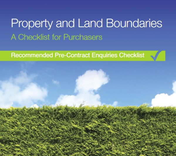 Property and Land Boundaries: Checklist for Purchasers - Society of ...