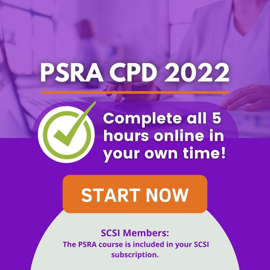 PSRA CPD 2022 On-Demand Course - Society of Chartered Surveyors Ireland