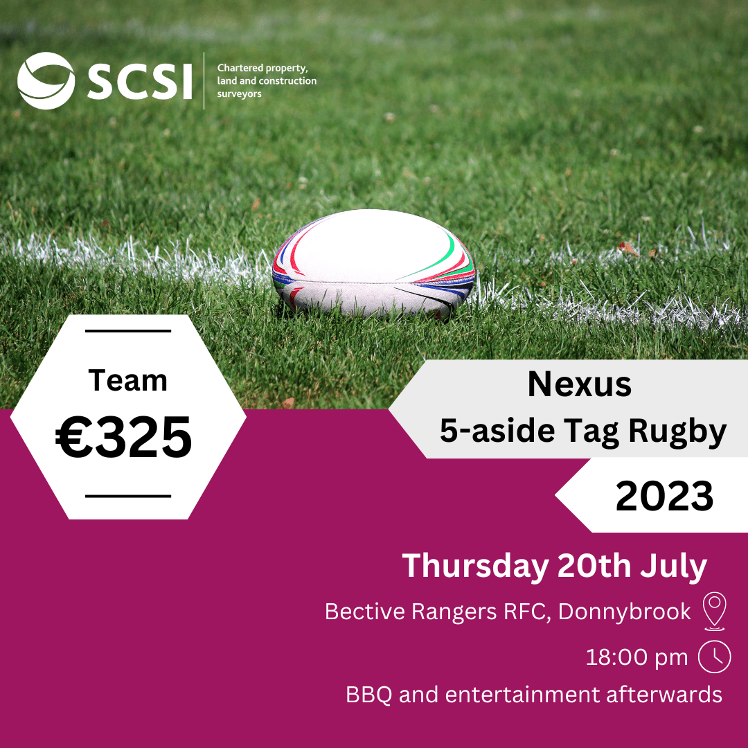 Nexus Tag Rugby Tournament 2023 – Society of Chartered Surveyors Ireland