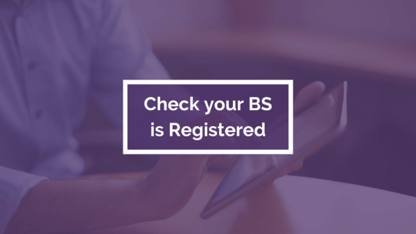 Is Your BS Registered? – Society of Chartered Surveyors Ireland